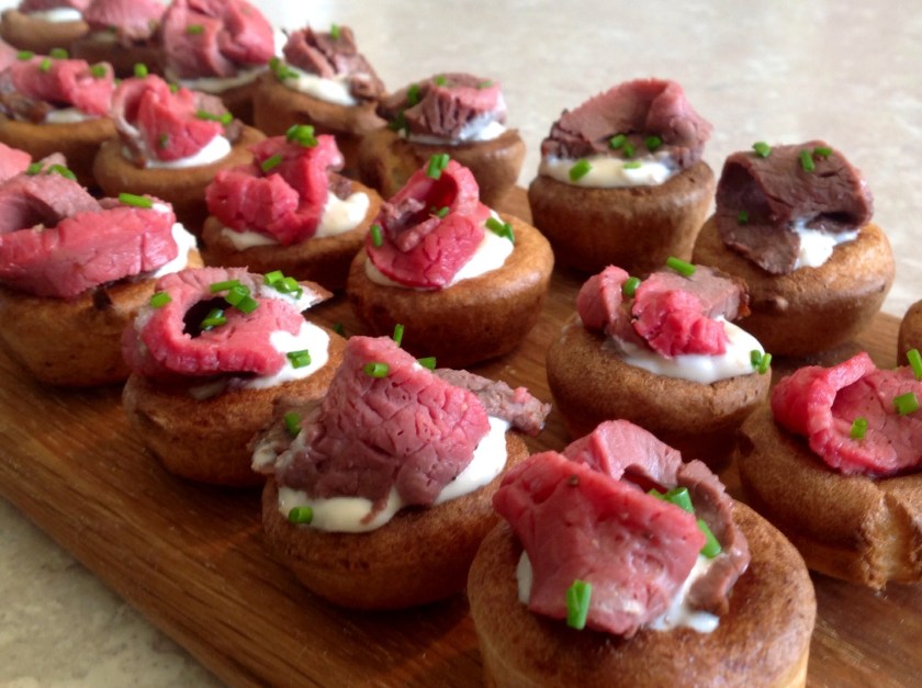 Roast beef & horseradish canapés – Phil's Home Kitchen