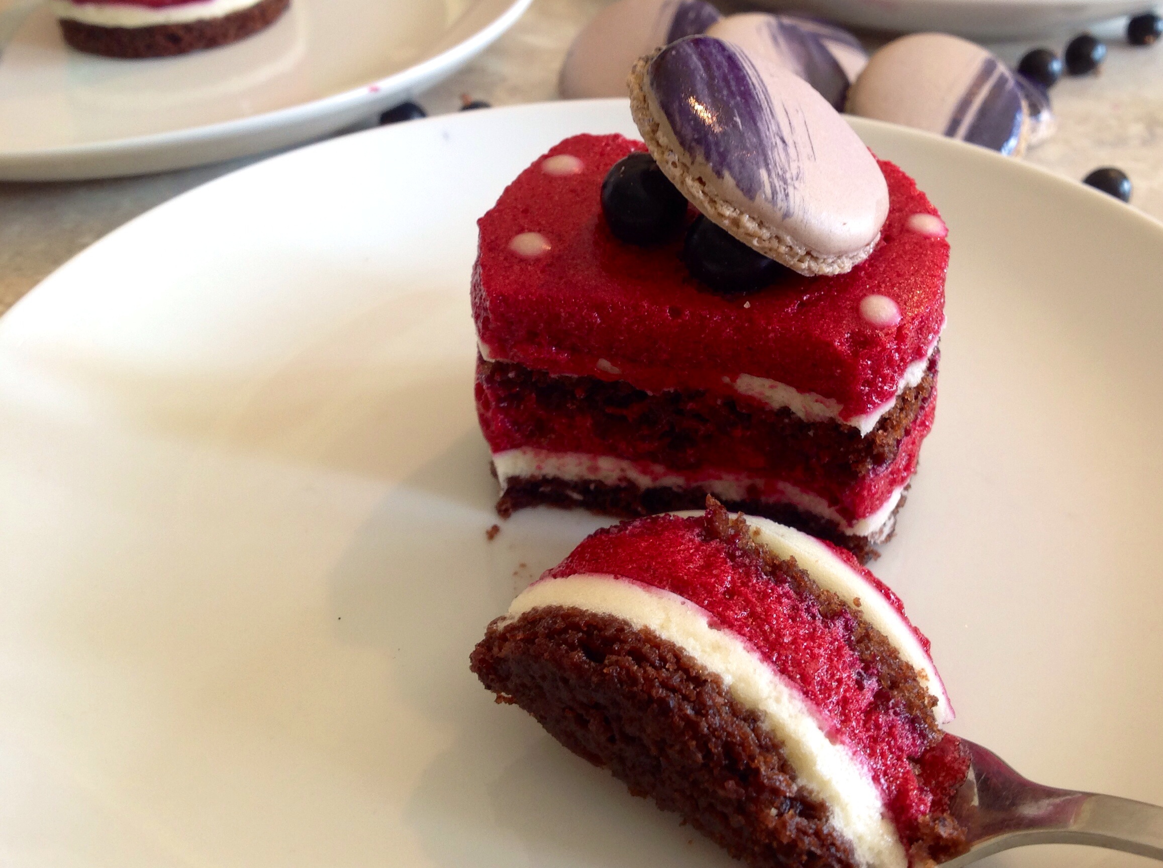 Blackcurrant & white chocolate mousse entremets – Phil's Home Kitchen