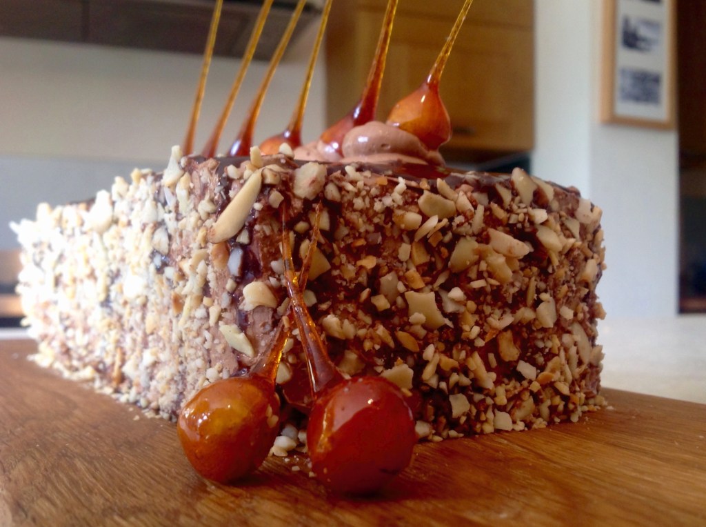 Coffee Dacquoise with caramelised hazelnuts – Phil's Home Kitchen
