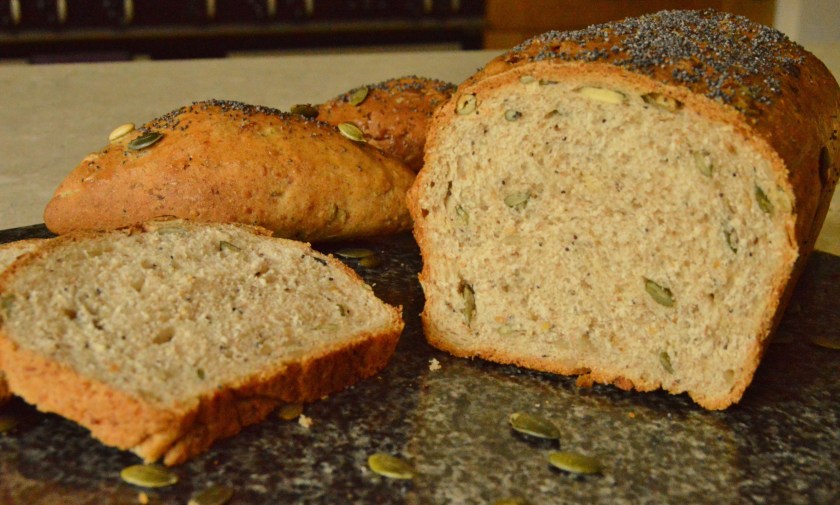 Multi-seed bread rolls with smoked flour – Phil's Home Kitchen