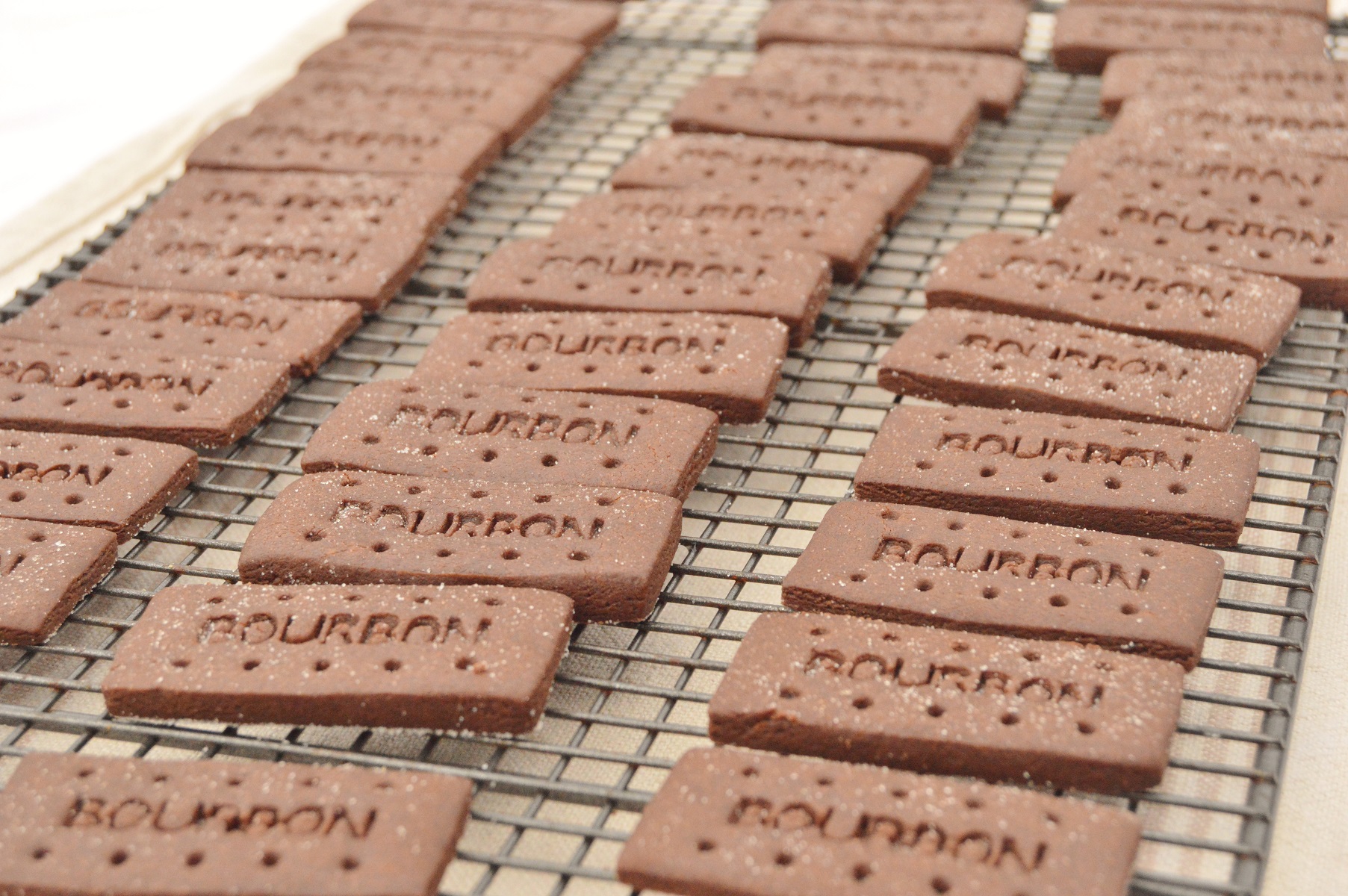 My take on Bourbon biscuits – with mocha ganache & caramelised sugar ...
