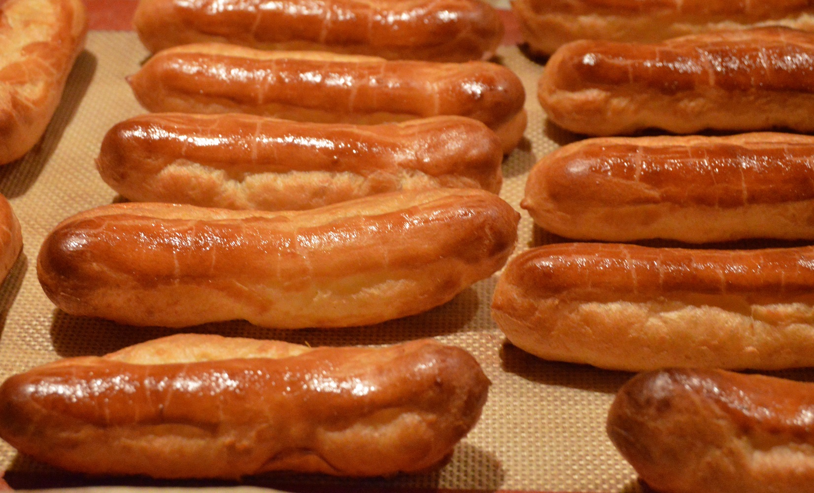 Chocolate & salted caramel éclairs – Phil's Home Kitchen