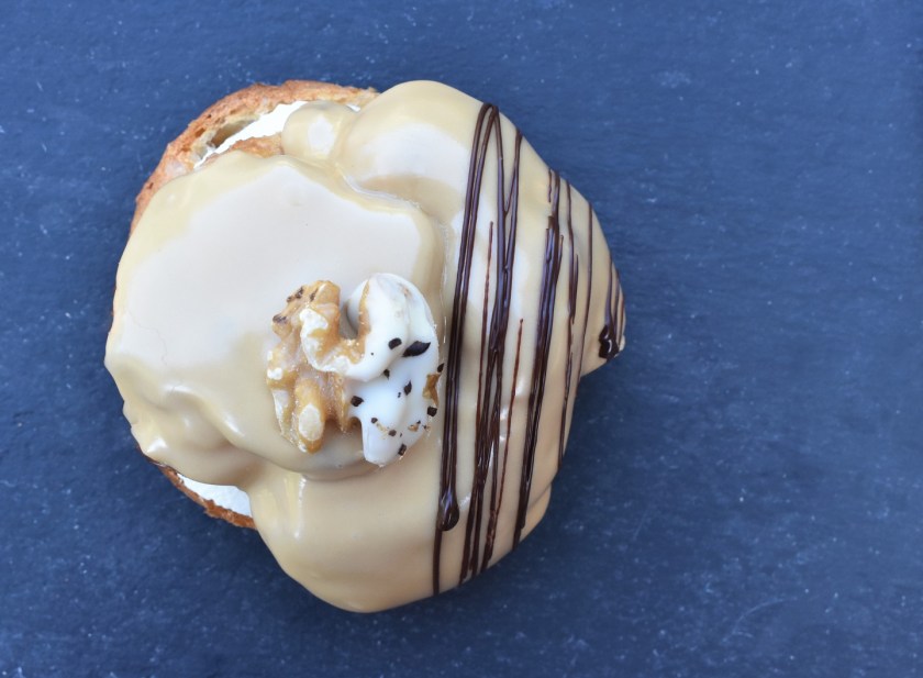 Coffee and walnut choux buns – Phil's Home Kitchen