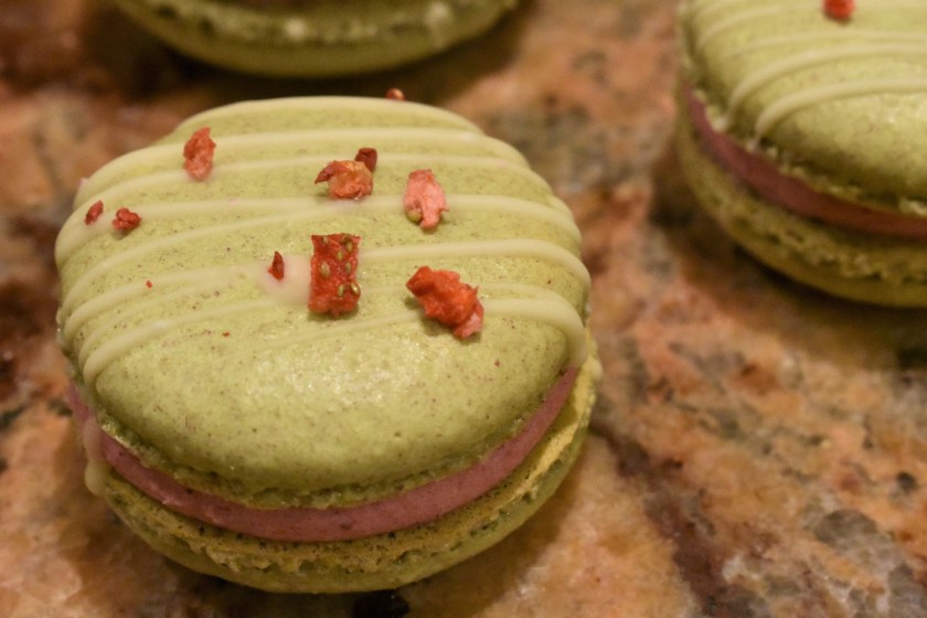 Pistachio and strawberry macarons – Phil's Home Kitchen