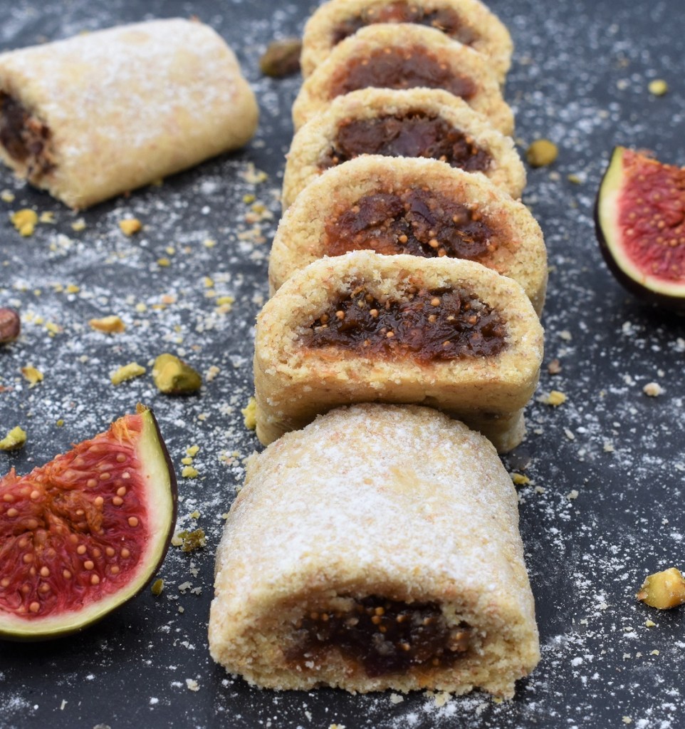 Fig, rose & pistachio rolls – Phil's Home Kitchen