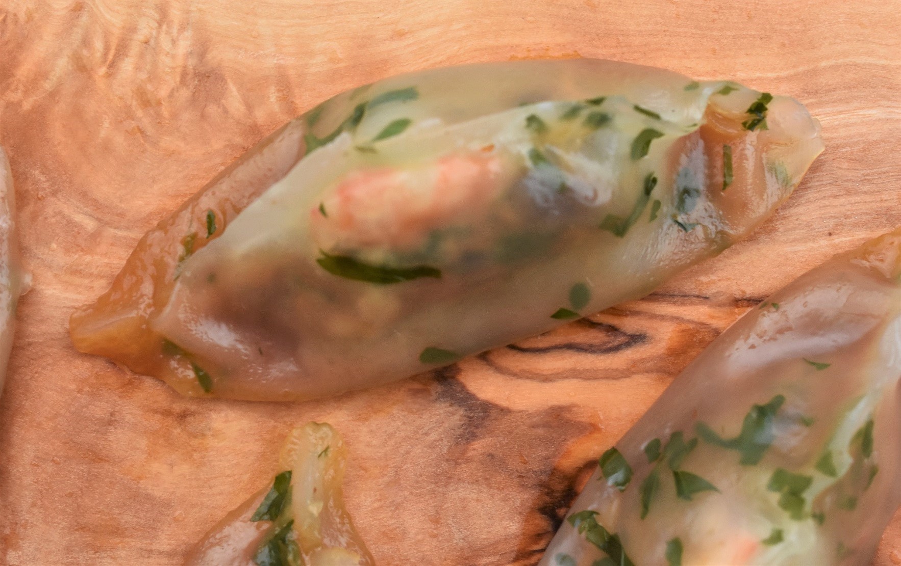 Coriander crystal/glass dim sum – Phil's Home Kitchen