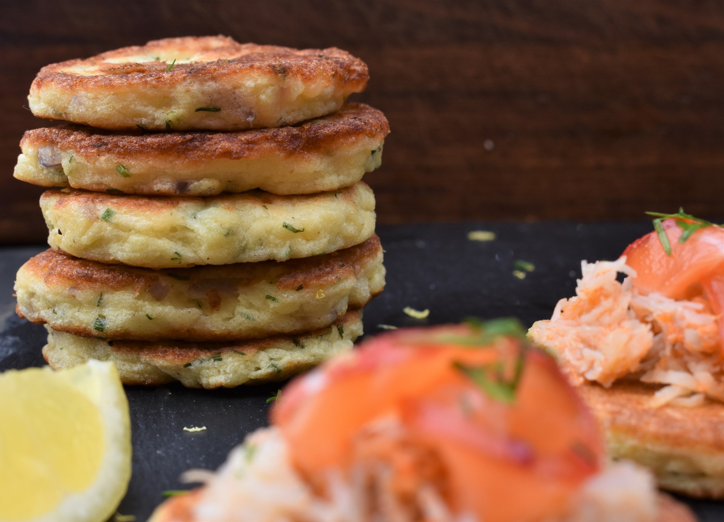 Mustard and dill potato blinis – Phil's Home Kitchen