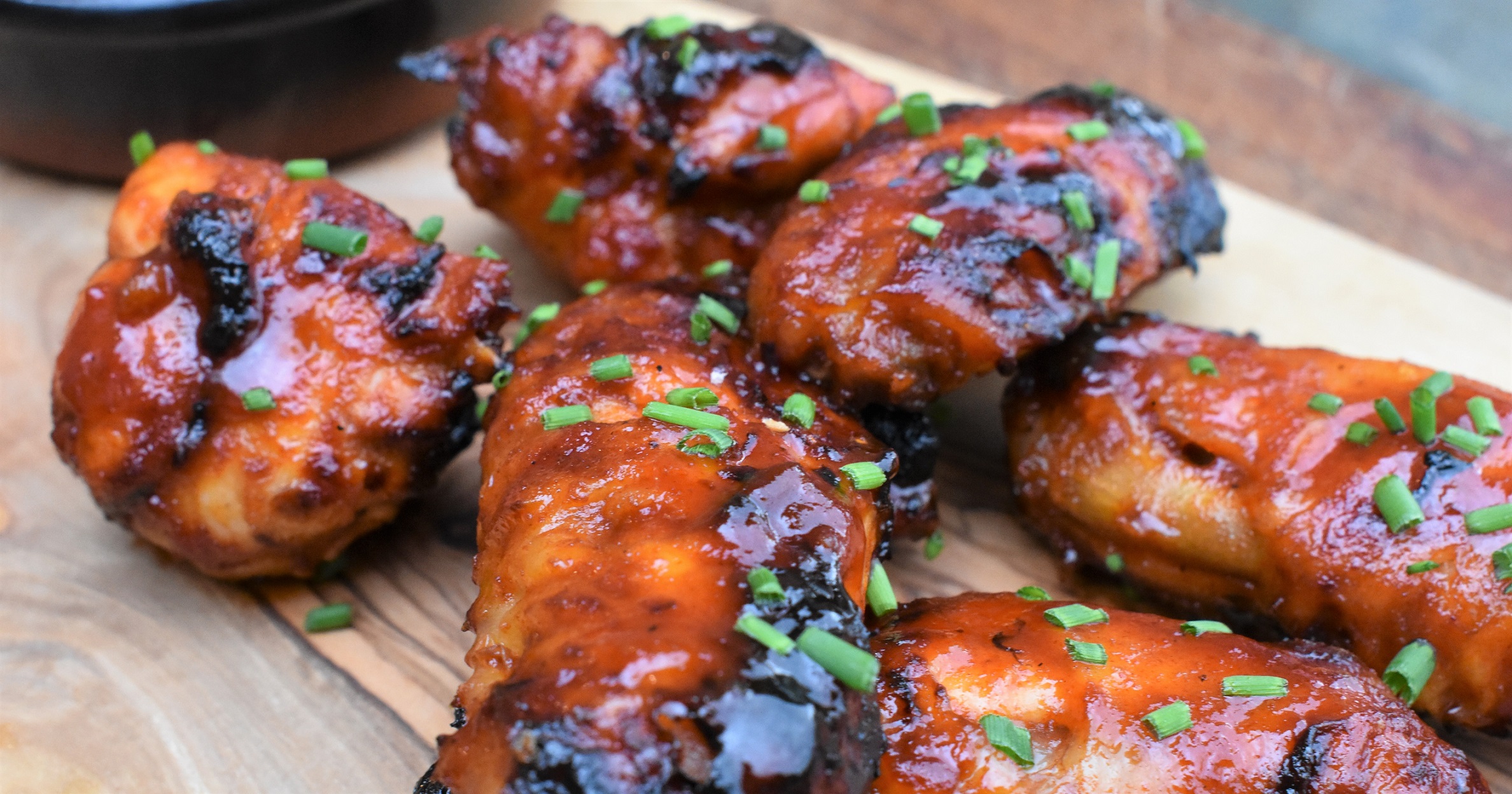 The best sticky BBQ wings with blue cheese dip – Phil's Home Kitchen