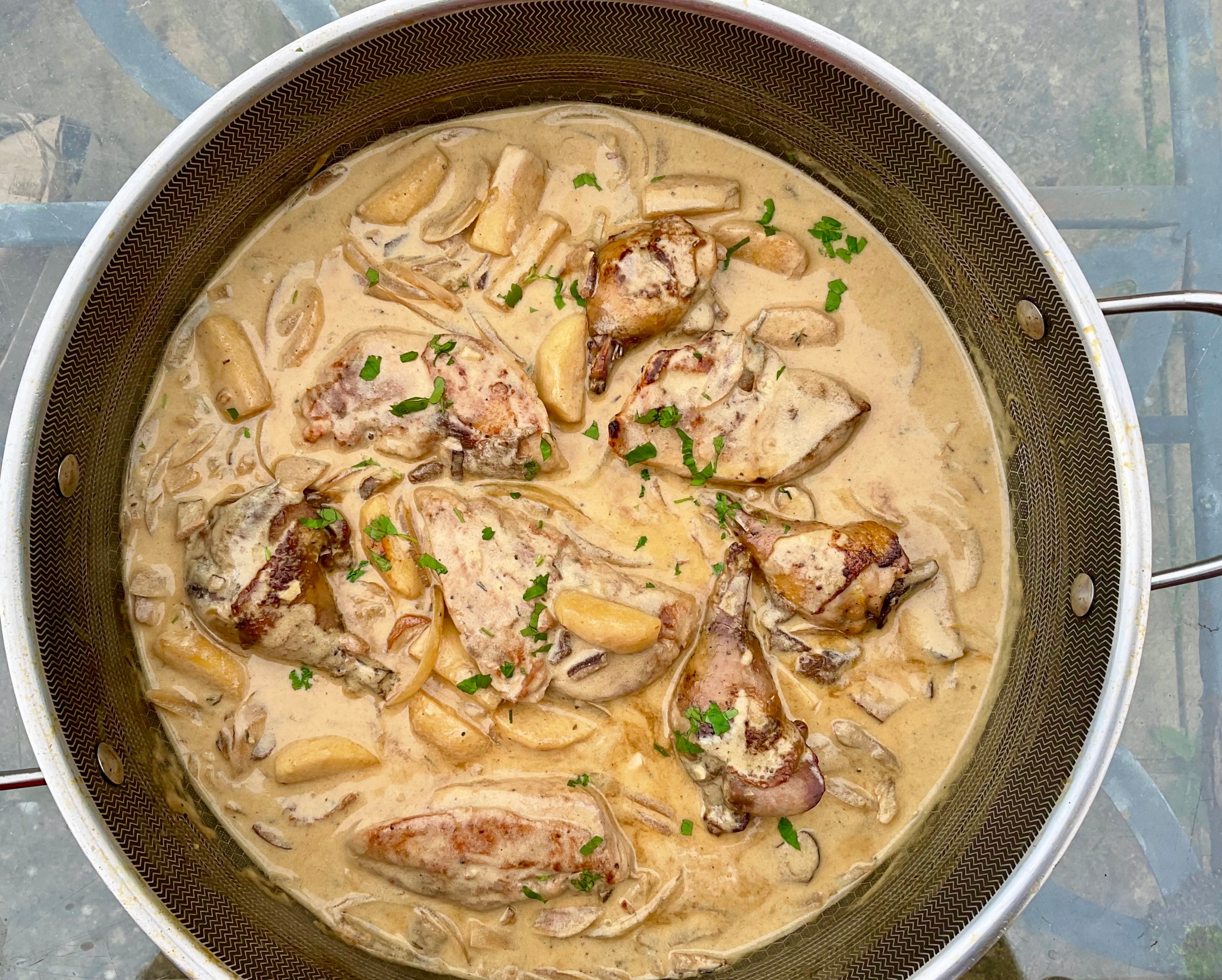 Pheasant with apples in a cider & cream sauce – Phil's Home Kitchen